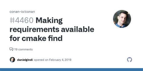 Making Requirements Available For Cmake Find · Issue 4460 · Conan Io