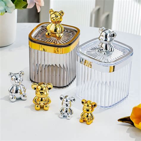 Статуэтка в дом декор для интерьера Фигурка безглазого медведя золотой медведь 2 шт купить