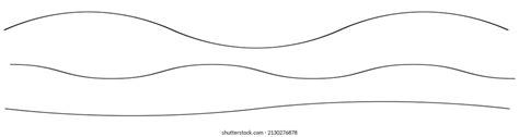 Wavy Waving Wave Lines Curvy Curved Stock Vector Royalty Free Shutterstock