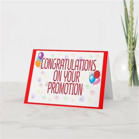 Congratulations On Your Promotion Card Uk
