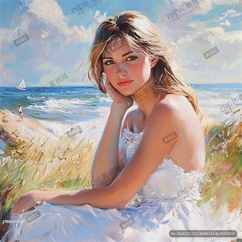 Ai创作图唯美人物油画 Cg绘画作品 高清cg油画 欧美人物绘画 美女人物油画 全画幅大画幅美女人物 Tif唯美油画 Cg绘画 欧美绘画 意大利写实油画漫画 写实唯美插画 西方美女手绘 写实
