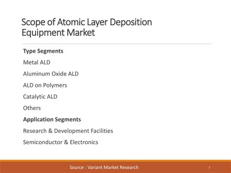 Ppt Atomic Layer Deposition Equipment Market Powerpoint Presentation