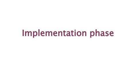 Monitoring And Evaluation Phase Ppt