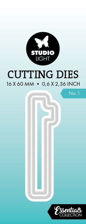 Sl Cutting Die Number 1 Essentials 1 Pc