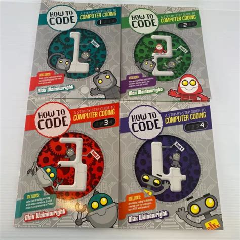 how to code books 1 4 max wainewright a step by step guide to computer