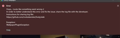 Wallpaper Not Working · Issue 1581 · Rocksdanisterlively · Github