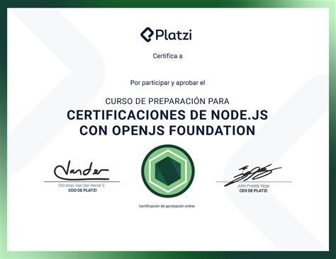 curso para certificacion de node js con openjs foundation 2023