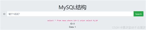 Sql注入 Ctfhubsql注入csdn步骤ctf Csdn博客