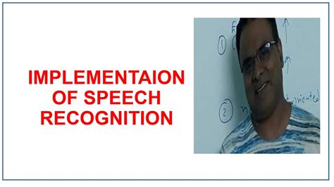 Implementation Of Speech Recognition Python And Speech Recognition Package Part 2 Youtube