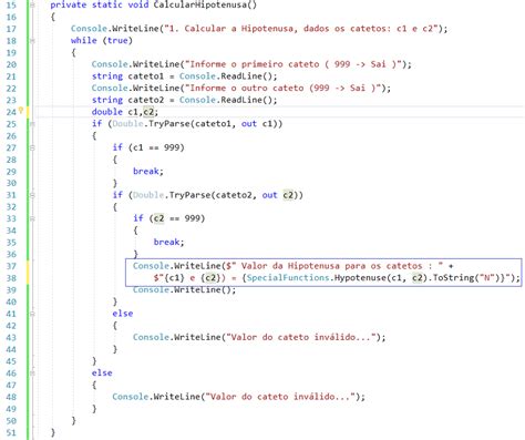 C Usando A Biblioteca Mathnet I