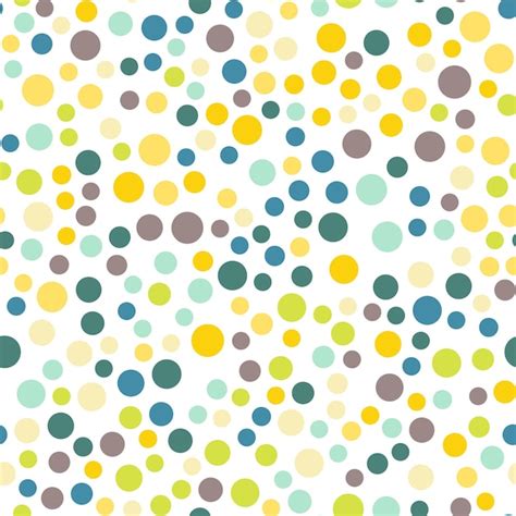 Premium Vector Colorful Polka Dot Pattern