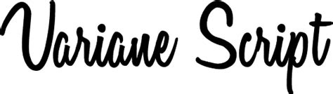 Variane Script Font