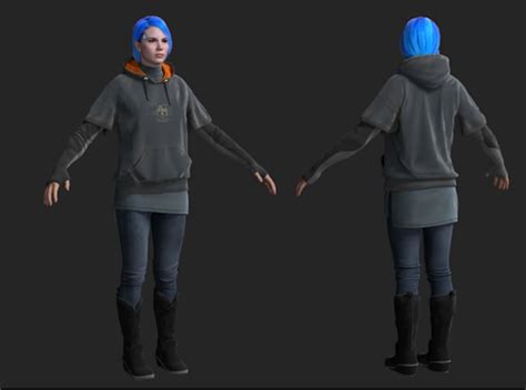 Translate 2d To 3d Modular 3d Character Game Uv Mapping Human Look