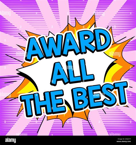 Inspiration Showing Sign Award All The Best Concept Meaning Prize And Other Mark Of Recognition