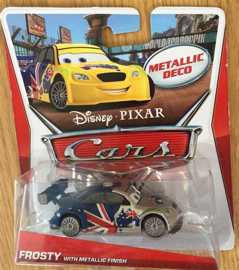 Disney Pixar Cars Frosty With Metallic Finish Deco Diecast Xmas Present