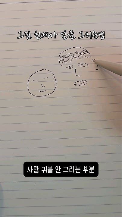 그림 천재가 얼굴 그리는방법 Youtube