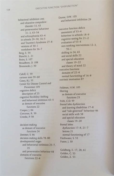Executive Function Dysfunction Sue Larkey