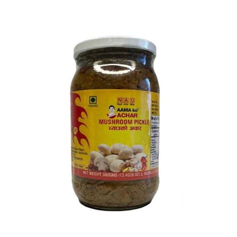 Aama Ko Achar Mushroom Pickle 380 Gm