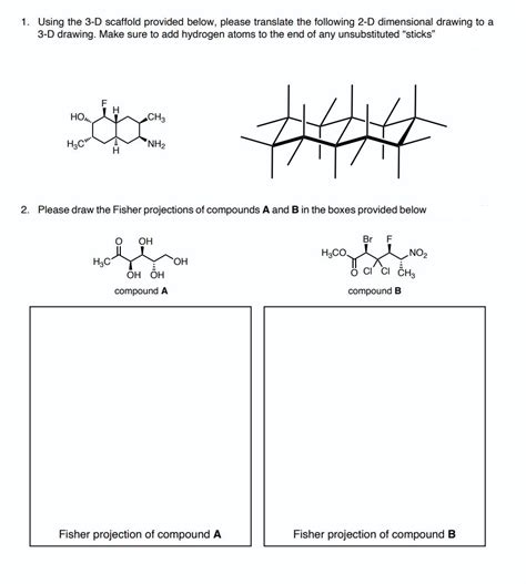 Solved 1 ﻿using The 3 D Scaffold Provided Below Please