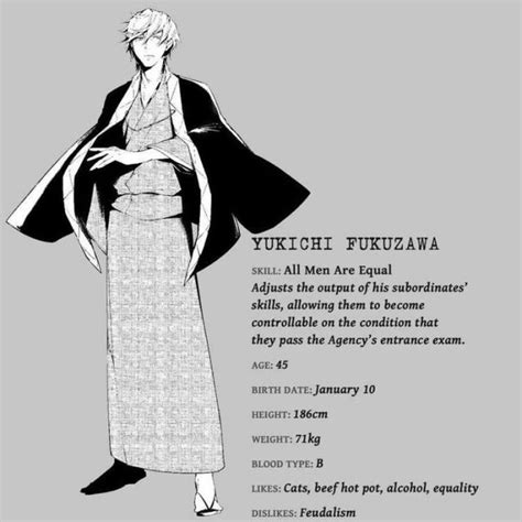 Bsd Characters Profile On Tumblr