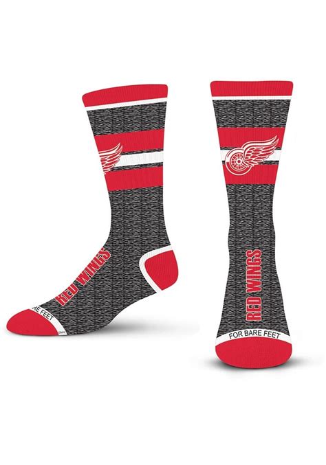 Detroit Red Wings Red 504 Mar Spotlight Mens Crew Socks 90295363
