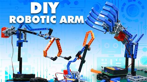 Diy Robotic Arm Controlled By Smart Phone Make 3 Robotic Arms At Home Youtube