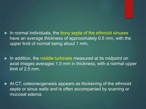 Failed Fess Spectrum Of Ct Findings In The Frontal Recess Ppt