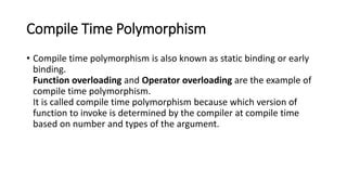 Polymorphism And Its Types PPTX Programming Languages Computing