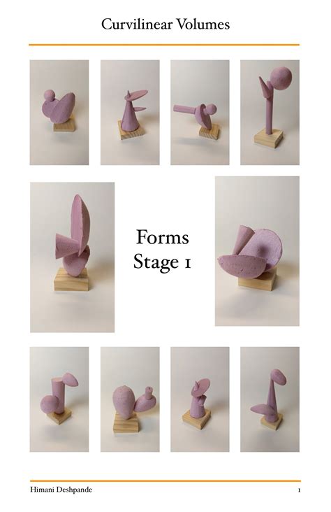 Form Exploration Curvilinear On Behance