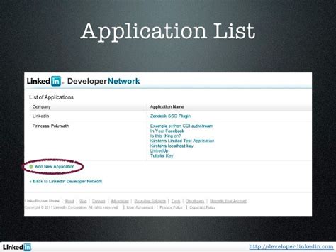 creating professional applications with the linkedin api