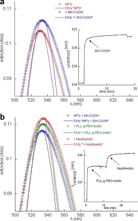 Uv Vis Extinction Spectra Of Au Nps On Glass Upon Formation Of The
