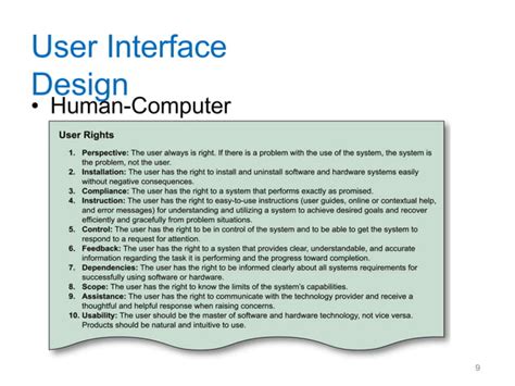 Chapter 8 User Interface Design Pptxinformation Technology Project