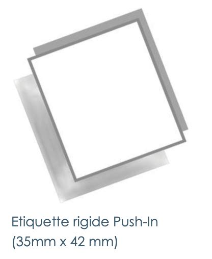 etiquette antivol insérable rf 4x4 à piquer push in checkpoint