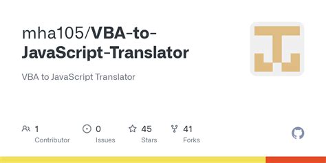 Github Mha105vba To Javascript Translator Vba To Javascript Translator