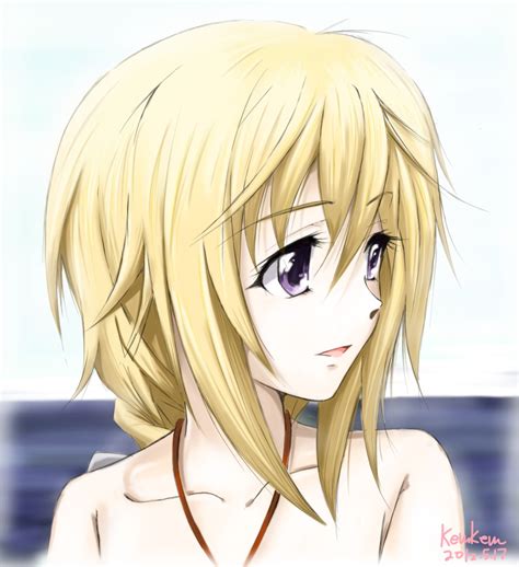 Safebooru Bare Shoulders Blonde Hair Braid Charlotte Dunois Highres