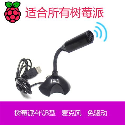 raspberry pi ไมโครโฟน ราสเบอร์รี่ pi 4th generation b 3b ไมโครโฟน usb