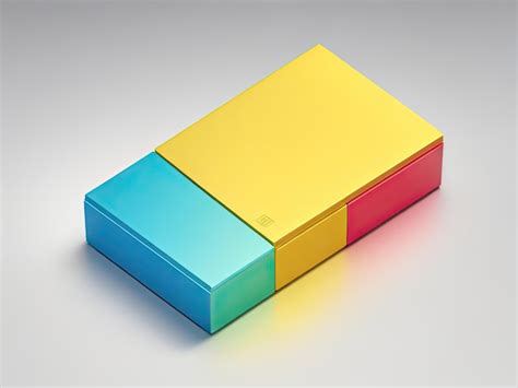 Premium Photo Degradable Colored Rectangle