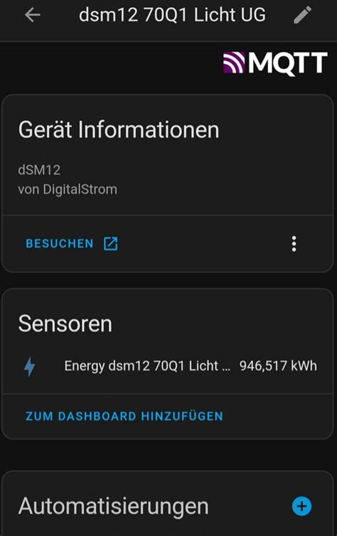 Using Digitalstrom Mqtt On Home Assistant As Container With Portainer Third Party Integrations