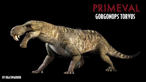 Primeval Gorgonopsid Render 01 By Dracowarrior3darts On Deviantart