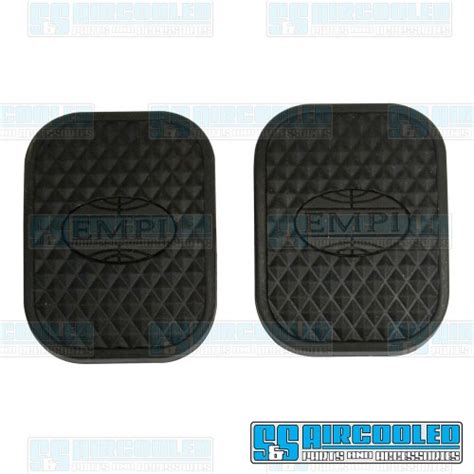 Clutchbrake Pedal Pads 17 2996 0 Black Wempi Logo Vw Bug Super