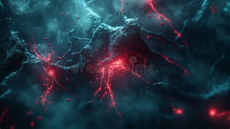 Abstract Neural Network Energy Flow Visualization Stock Illustration Illustration Of