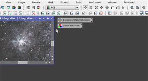 Load Merge Process Icons PixInsight Resources