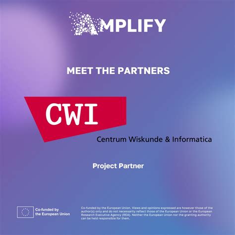 Cwi Cwi Françoismatarasso Amplifyproject Horizoneurope… Amplify
