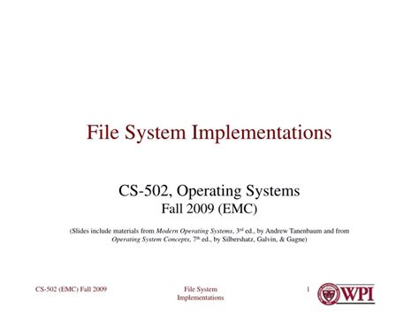 Ppt File System Implementations Powerpoint Presentation Free Download Id9174625