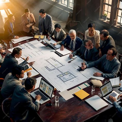 Brainstorming Of Diverse Team Corporate Coworkers Collaborating On A