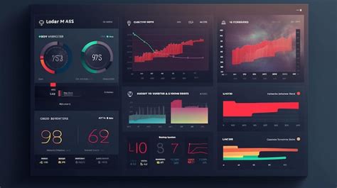 Premium Ai Image Marketing Data Analytics Dashboard Ai Generated