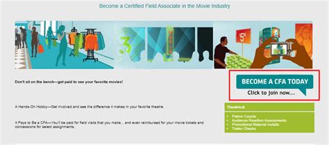 Certified Field Associates Get Paid To Go To The Movies