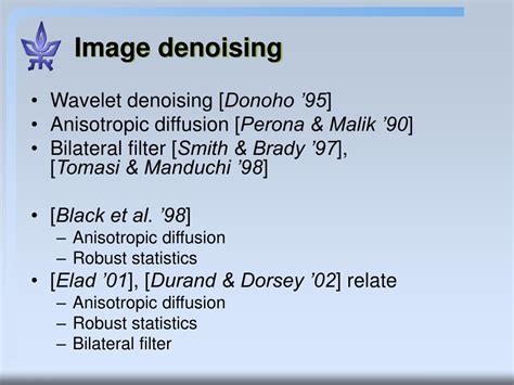Ppt Bilateral Mesh Denoising Powerpoint Presentation Free Download Id1265778