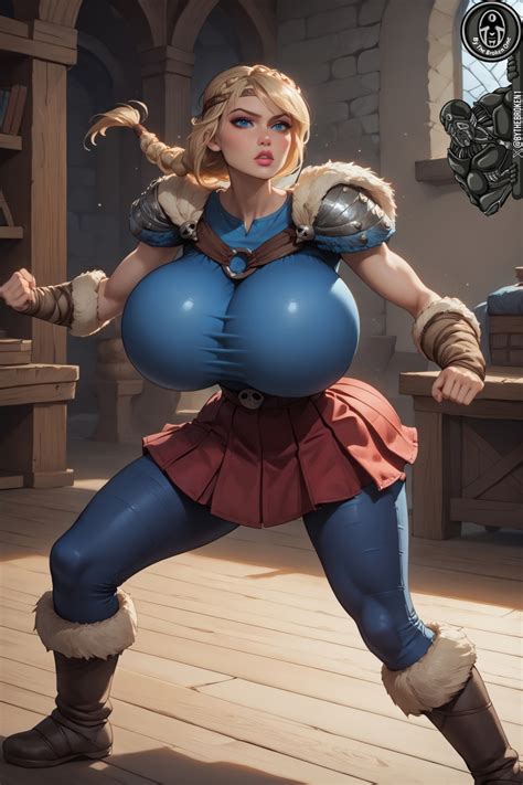 Rule 34 Ai Generated Astrid Hofferson Bythebrokenone Disney How To Train Your Dragon Nai