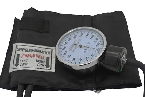 Santamedical Adult Deluxe Aneroid Sphygmomanometer With Stethoscope
